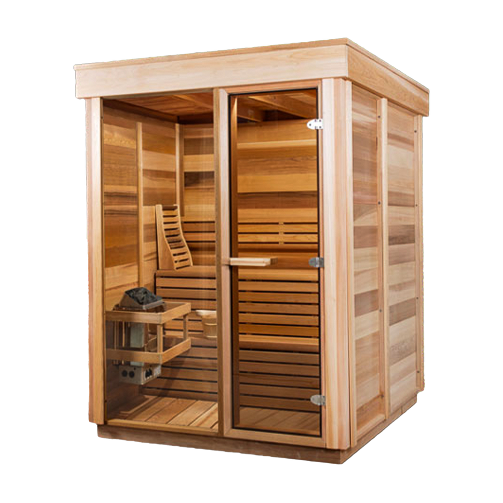 Outdoor Cedar Cube Saunas | Pure Cube Sauna – The Muskoka Sauna Co