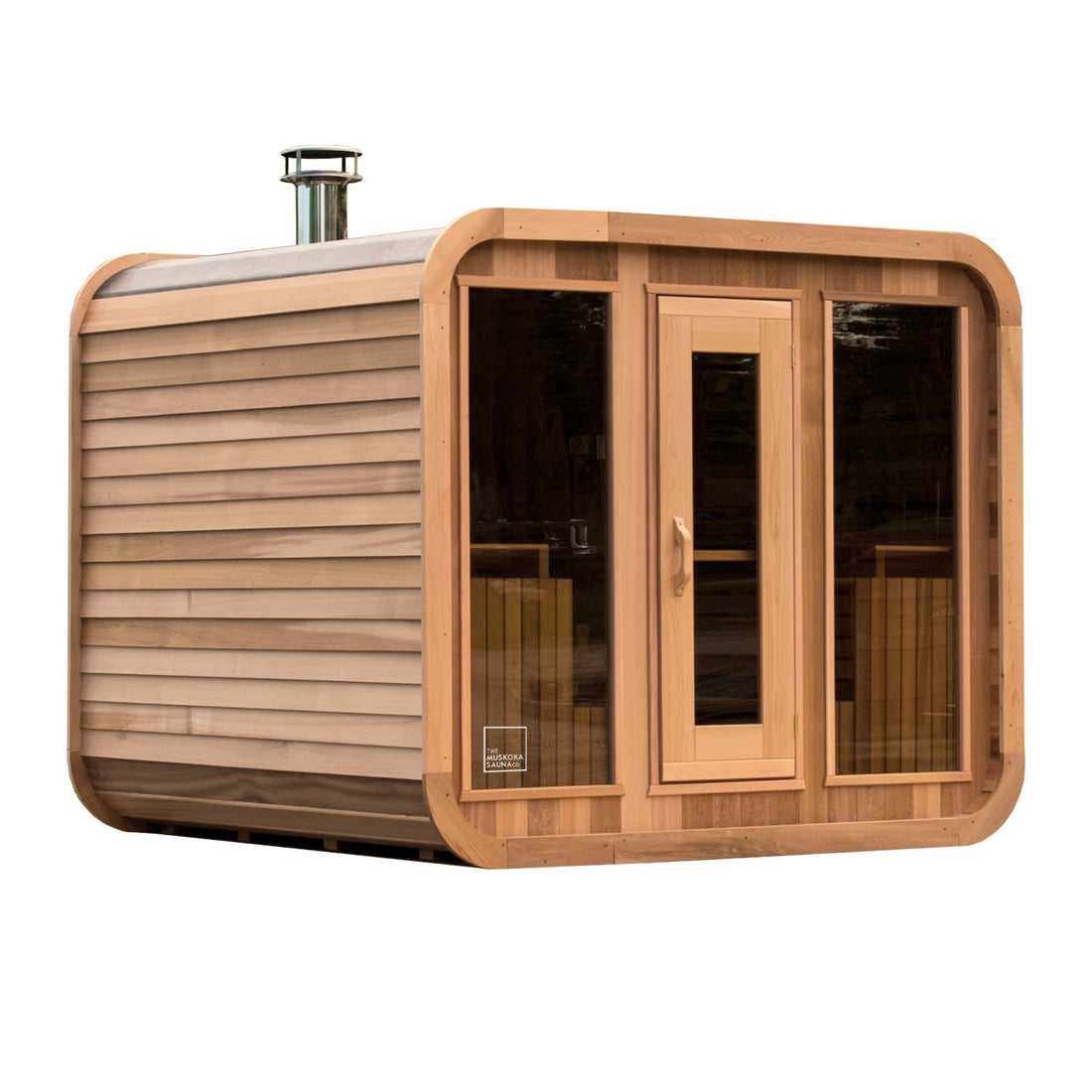 Outdoor Cedar Cube Saunas | Pure Cube Sauna – The Muskoka Sauna Co
